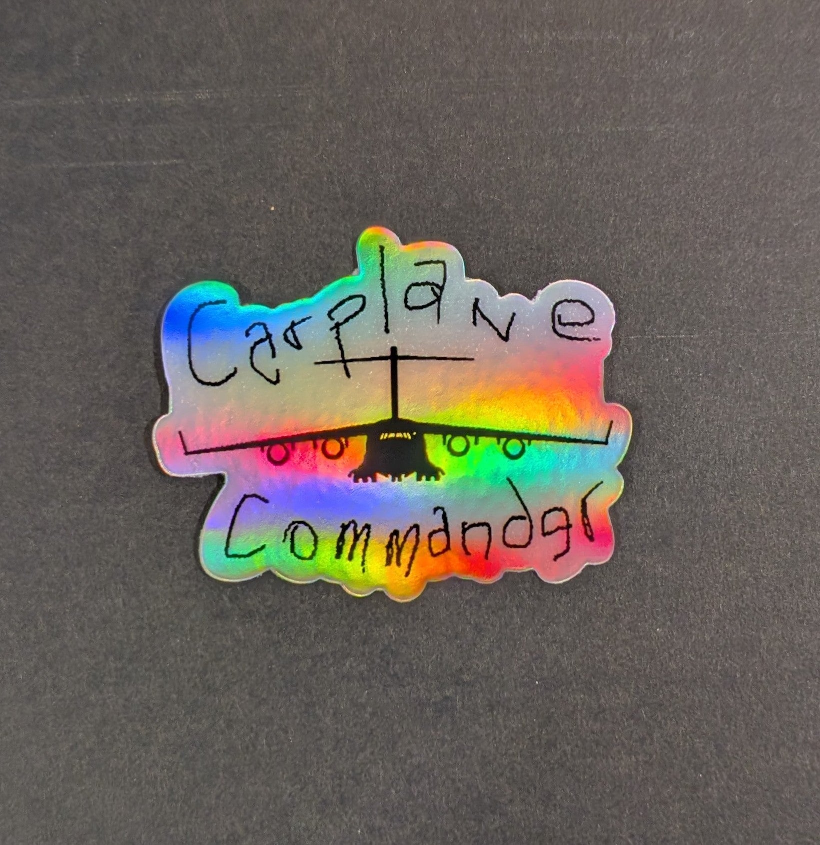 Holographic CPC Sticker – Carplane Commander